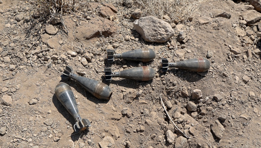 Mortar Shell Explosion